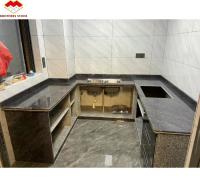 China Polished Vizag Blue Granite Tiles in Modern Style for Kitchen Countertop and Flooring for sale
