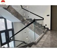 China LED Stair Light Straight Spiral Marble Steps with Natural Marble Stone Stair Material for sale