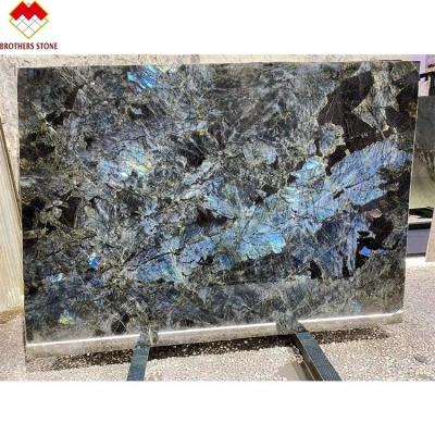 China Big Slab Luxury Emerald Blue Onyx Marble from Brazil for Transparent Dinner Table Top for sale