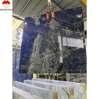 China Modern Design Luxury Elegant Brazil Dream Sapphire Blue Stone Backlit Labradorite Blue Granite for sale