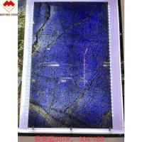 China Modern Design Luxury Elegant Brazil Dream Sapphire Blue Stone Backlit Labradorite Blue Granite for sale
