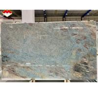 China Amazon Blue Luxury Stone with Polished Surface Modern Home Countertops and Wall Decor for sale