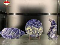 China Customized Bolivia Blue Transparent Sodalite Onyx Marble for Big Slab or Cut to Size for sale