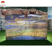 China Customized Bolivia Blue Transparent Sodalite Onyx Marble for Big Slab or Cut to Size for sale