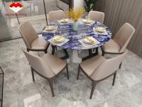 China Transparent African Lapiz Marble Sodalite Blue Marble Onyx Marble Type from Yunfu for sale