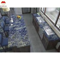 China Transparent African Lapiz Marble Sodalite Blue Marble Onyx Marble Type from Yunfu for sale
