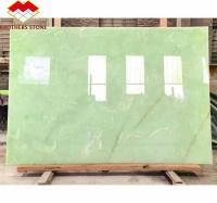 China Modern Afghan Green Onyx Stone Slab for Hotel Living Room and Dining Hall Decoration for sale