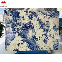 China Translucent Golden Blue Onyx Perfect for Hotel Wall Panel from Brazil Stone Bolivia for sale
