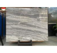 China Polished Serbian Grey Marble Wall Panels for High End Interior Decoration for sale