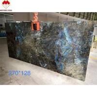 China 15-18mm Thickness Azul Bahia Marble Transparent Crystal Blue Onyx Marble Tile at Good for sale