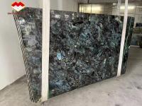 China 15-18mm Thickness Azul Bahia Marble Transparent Crystal Blue Onyx Marble Tile at Good for sale