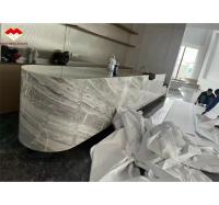 China Polished Serbian Grey Marble Wall Panels for High End Interior Decoration for sale