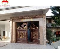 China Polished California Gold Granite Cut-To-Size for Stairs and Door Frame in Modern Outdoor for sale