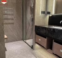 China Italian Kwong Grey Marble Modern Slab Hotel Bathroom Wall Panels Polished Floor Tile for sale