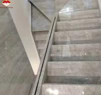 China ODM OEM Polished Moonlight Gray Marble Stone Flooring Stairs for Hotel within Yunfu for sale