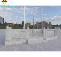China 2700kg/m3 Granite Slab Modern Indian Kashmir White Cladding Natural Stone Cut-to-Size for sale