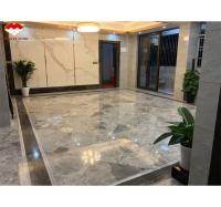 China Yinsha Italian Grey Marble Stone Big Slab for Hotel Floors and Interior Home Stairs for sale