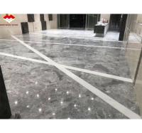 China Yinsha Italian Grey Marble Stone Big Slab for Hotel Floors and Interior Home Stairs for sale