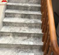 China Yinsha Italian Grey Marble Stone Big Slab for Hotel Floors and Interior Home Stairs for sale