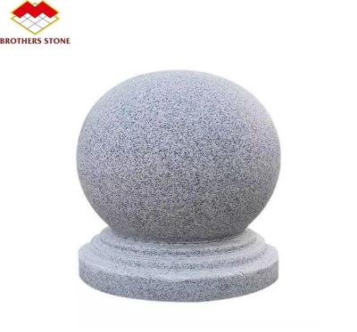 China Modern Luxury Granite Floor Tile for Polished Surface Outdoor Barricade Ball Parking for sale
