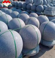 China Modern Luxury Granite Floor Tile for Polished Surface Outdoor Barricade Ball Parking for sale
