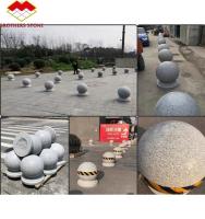 China Modern Luxury Granite Floor Tile for Polished Surface Outdoor Barricade Ball Parking for sale