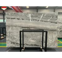 China Brazil Calacatta Grey Marble Fish Belly Gray Marble for Hotel Anti Slip Stairs Design for sale