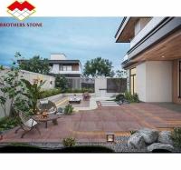 China Modern Cut-To-Size Red Granite Stairs and Floor Tiles with Polished Anti Slip Surface for sale