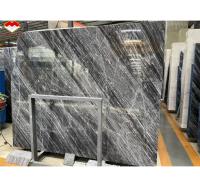 China Hotel Interior Design Calcite Marble Step Floor and Stairs with Light in Florence Gray for sale