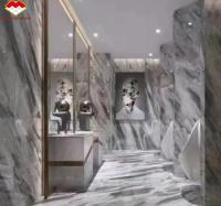 China Hotel Interior Design Calcite Marble Step Floor and Stairs with Light in Florence Gray for sale