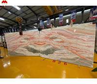 China Competitive Onyx Stone Veneer Book Match Colorful Onyx Flooring Tile Backlit Rainbow for sale