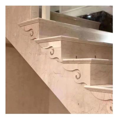 China Home Decoration Beige Natural Stone Slab Granite Marble with Polished Finish ODM OEM for sale