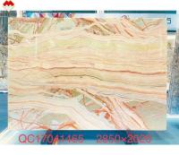 China Translucent Rainbow Onyx Stone for Villa Background CNF Polished Red Dragon Onyx Marble for sale