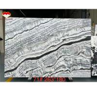 China Transform Your Dining Table with Brazil's Popular Stone Panda Impression Marble Slab for sale