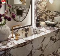 China Modern Calacatta Viola Marble Vanity Sink for Big Slab Kitchen Countertops and Sinks for sale