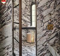 China Modern Calacatta Viola Marble Vanity Sink for Big Slab Kitchen Countertops and Sinks for sale