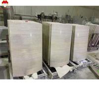 China Modern Wood Grain Corinthian Marble Column Cladding for Customized Villa Enhancements for sale
