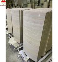 China Modern Wood Grain Corinthian Marble Column Cladding for Customized Villa Enhancements for sale