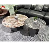 China Venice Brown Calcite Stone Ideal for Round Dining Table Set and Home Furniture for sale