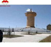 China Outdoor Cut-To-Size White Granite Slab with Modern Design and Flamed Granite Steps for sale