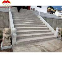 China Chinese Granite Luxury Outdoor White Granite Cut-to-Size Flamed Slabs for Floors Stairs for sale