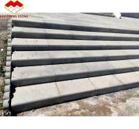 China Chinese Granite Luxury Outdoor White Granite Cut-to-Size Flamed Slabs for Floors Stairs for sale