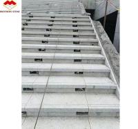 China Chinese Granite Luxury Outdoor White Granite Cut-to-Size Flamed Slabs for Floors Stairs for sale