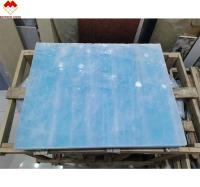 China Modern Floor Revolution Translucent Blue Jade Onyx Stone Tiles for Wall and Floor for sale