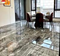 China Graphic Design Natural Stone Italian Silver Fir Marble Floor Tile for Living Room for sale