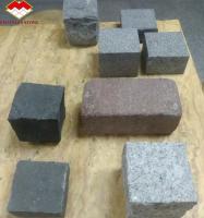 China Upgrade Your Home Exteriors with Cut-To-Size Grey Flamed Granite Cube Stone 10x10x10 for sale