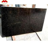 China Hotel Kitchen Countertop and Stairs Cut-To-Size Indian Black Star Galaxy Granite Slabs for sale
