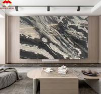 China Modern Cosmic Black Granite Polished for Interior Kitchen Counter Tops and Wall Panel for sale