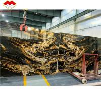 China Chinese Granite Luxury Kitchen Countertop with Polished Black Gold Stone for sale