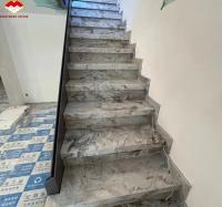 China Hotel Stair Step and Floor Decoration Italy Natural Brown Marble Tiles with River Vein for sale